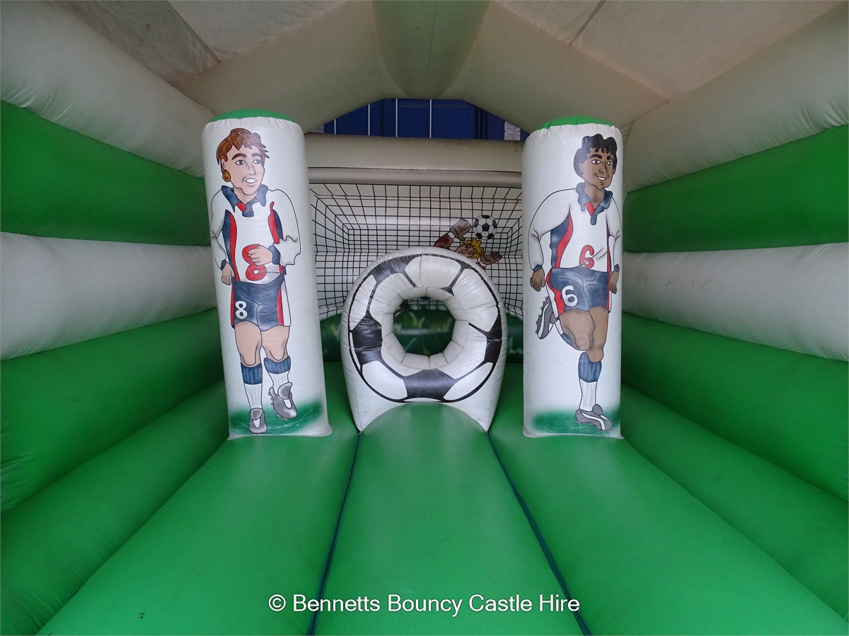 football bouncy castle hire